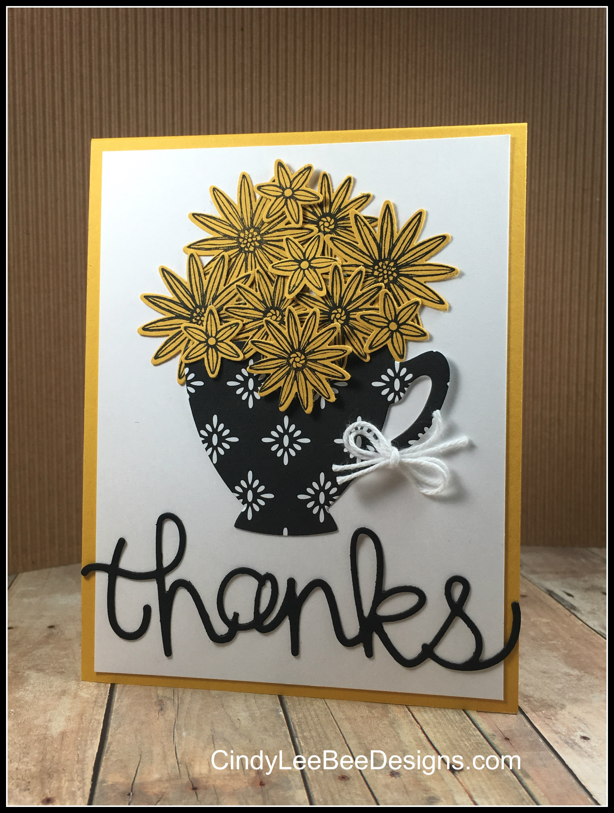 SU Grateful Bunch with Hello Thinlits | Cindy Lee Bee Designs