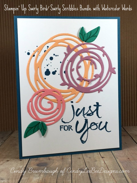 SU Swirly Bird with Scribbles | Cindy Lee Bee Designs