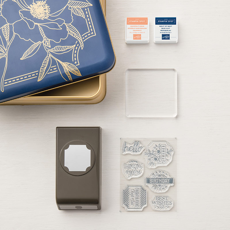 SU Very Vintage with the Darling Label Punch Box | Cindy Lee Bee Designs