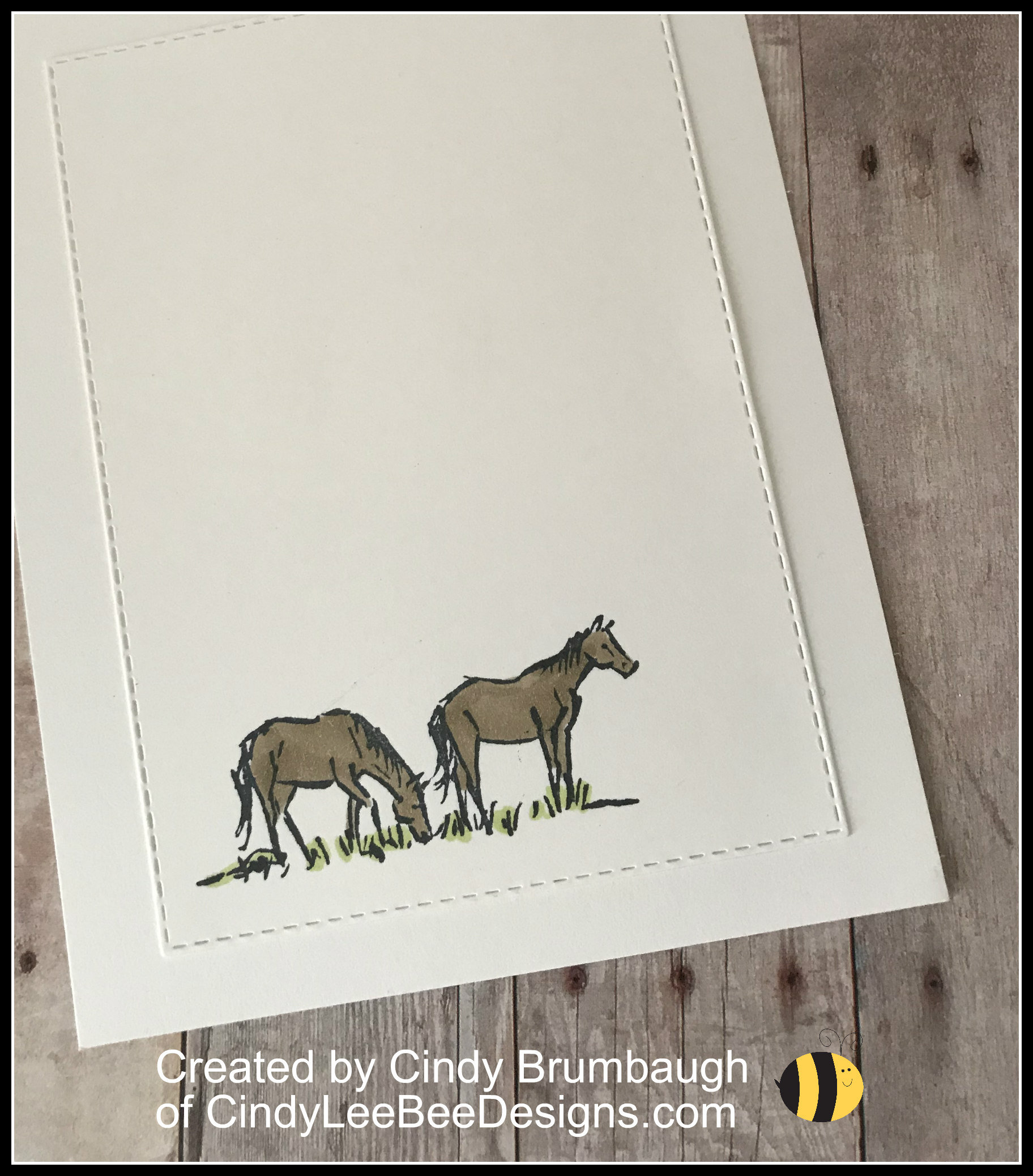 Stampin’ Up Let It Ride | Cindy Lee Bee Designs