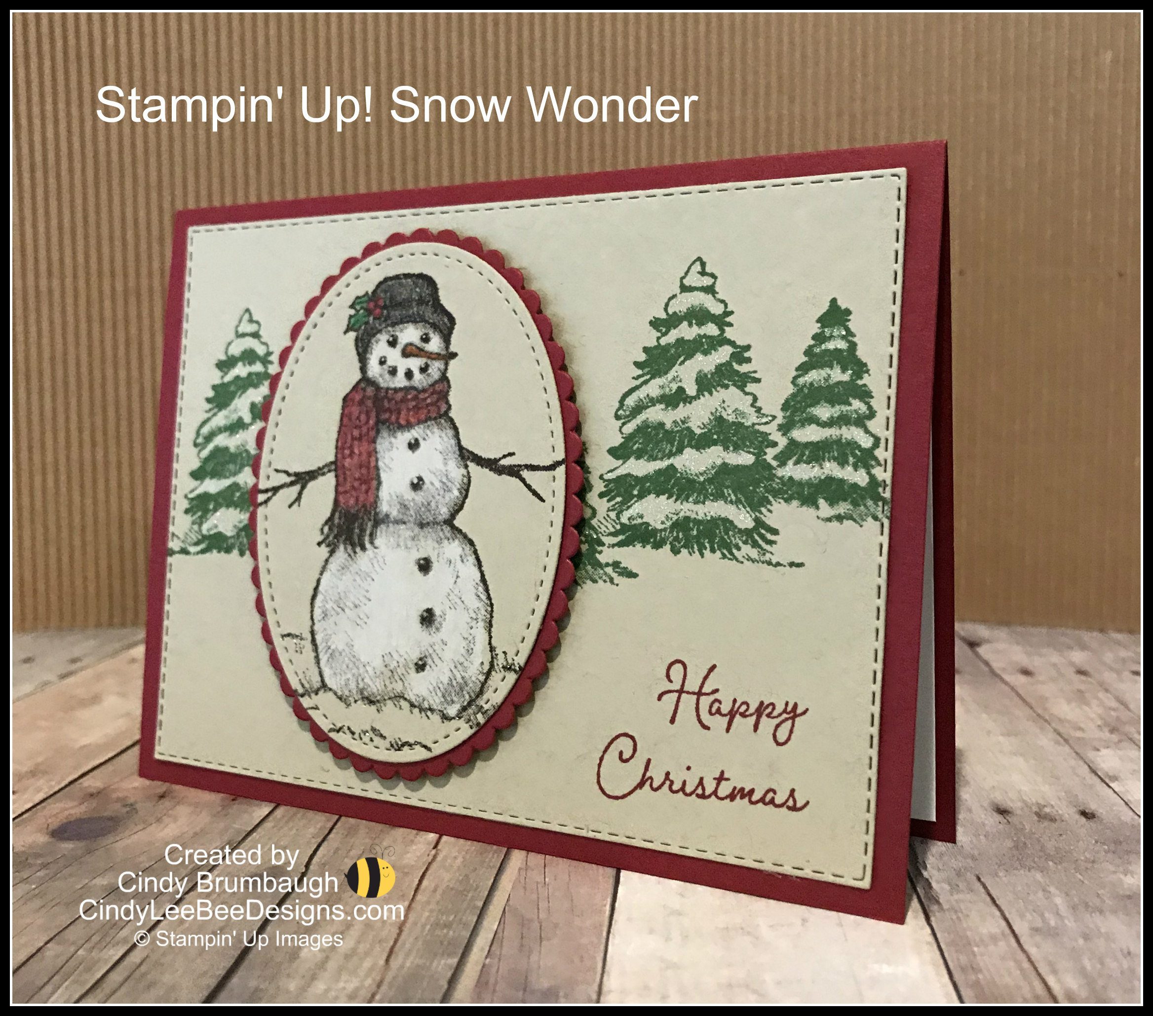 Stampin’ Up! Snow Wonder | Cindy Lee Bee Designs