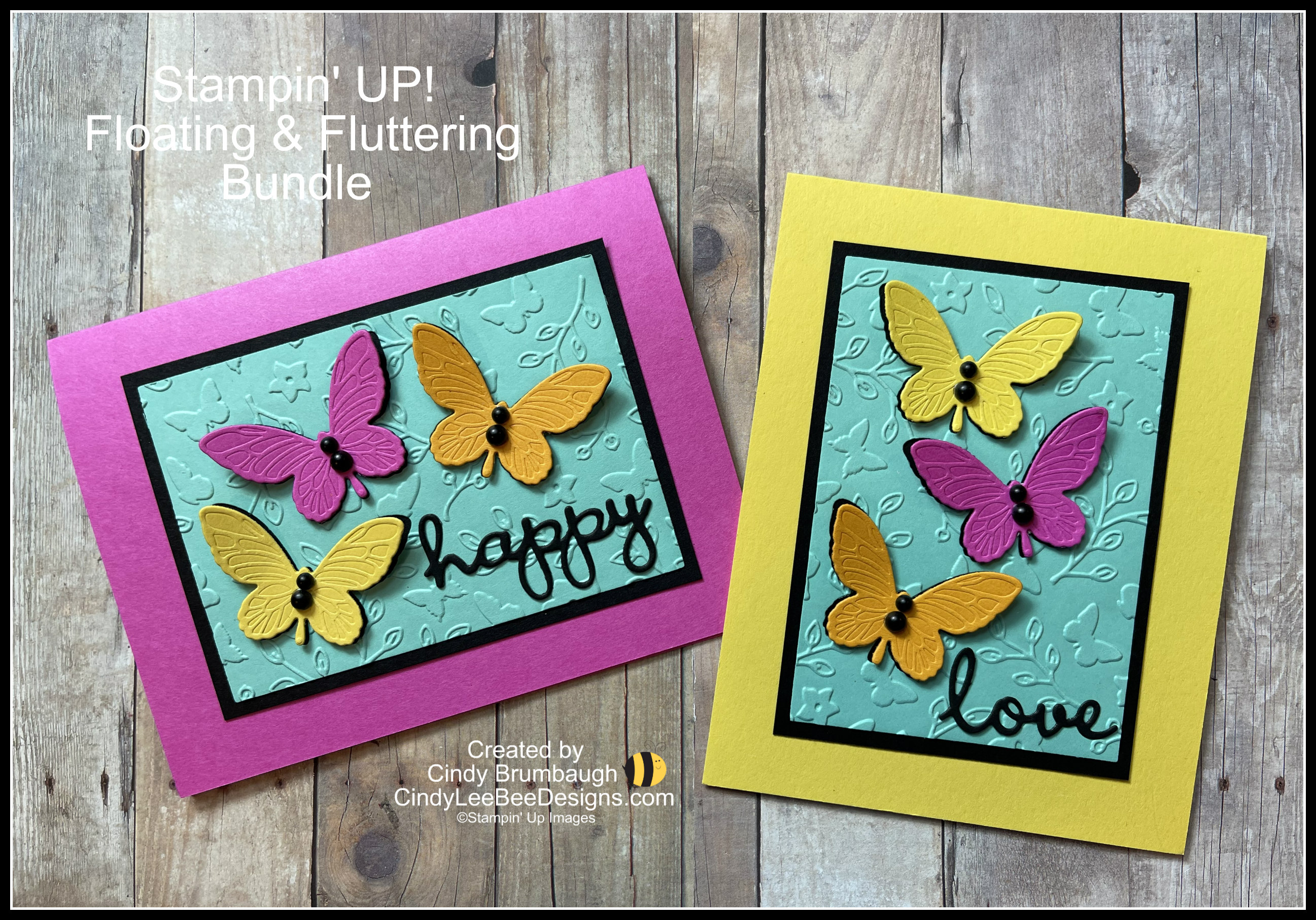 su-floating-floating-embossed-cards-1 | Cindy Lee Bee Designs