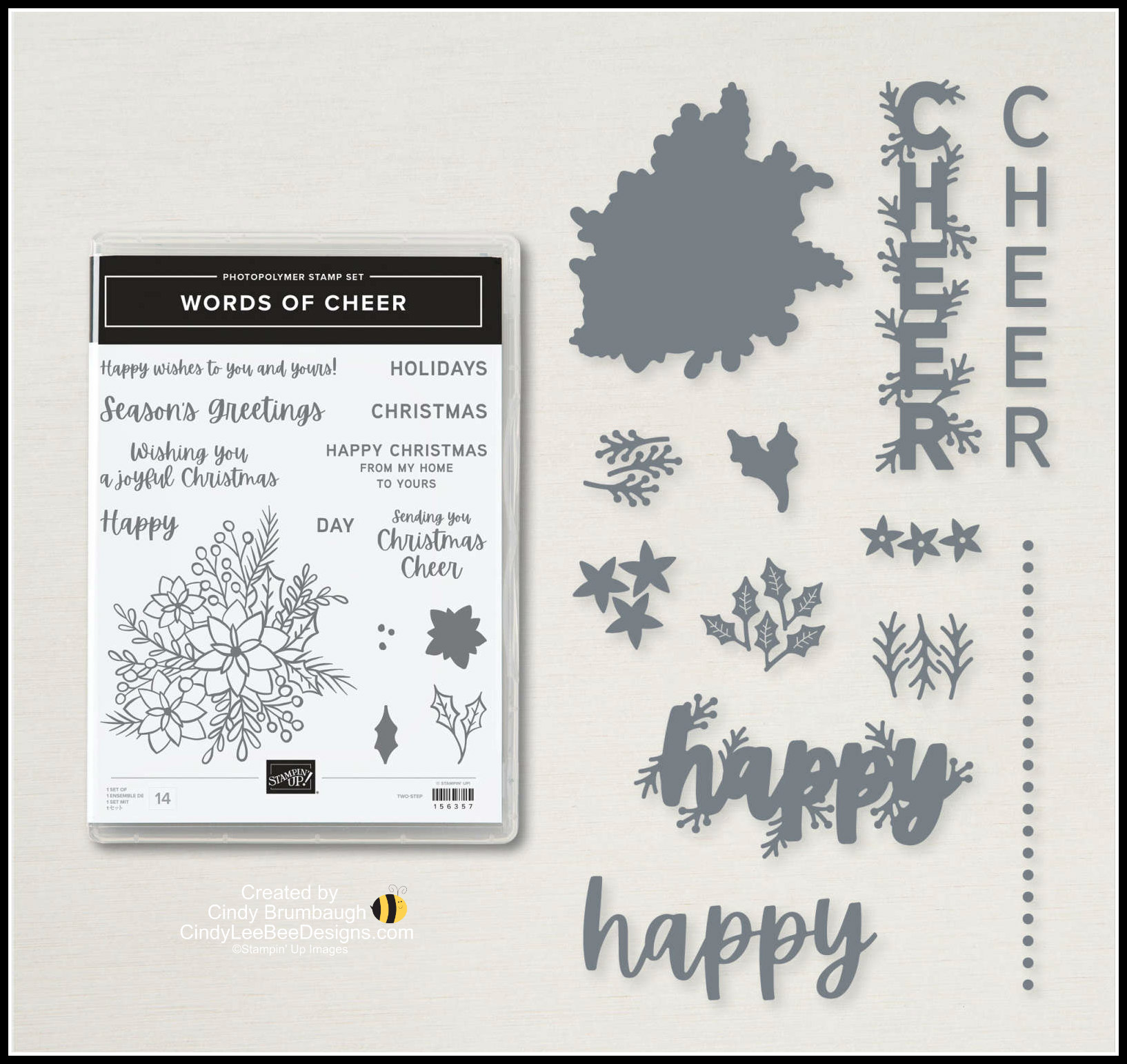 su-words-of-cheer | Cindy Lee Bee Designs