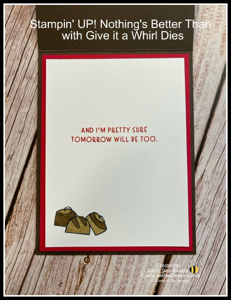Stampin’ UP! Nothing’s Better Than with Give it a Whirl Dies | Cindy ...