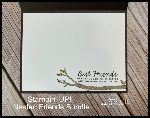 Stampin’ UP! Nested Friends Bundle | Cindy Lee Bee Designs