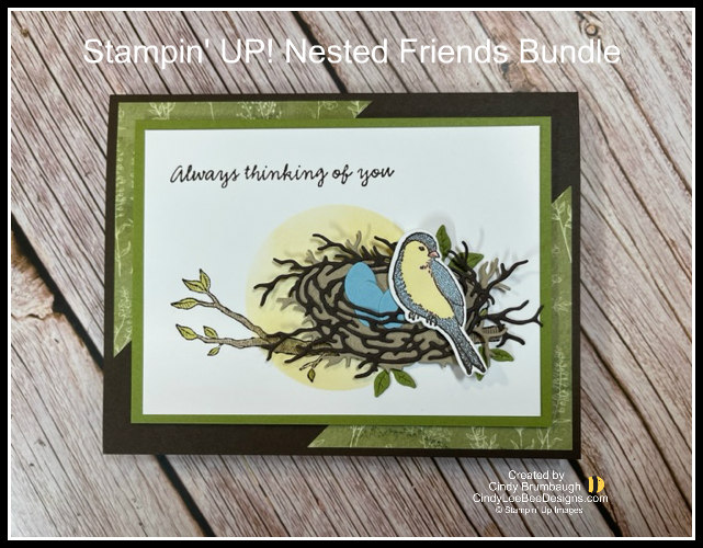 Stampin’ UP! Nested Friends Bundle | Cindy Lee Bee Designs