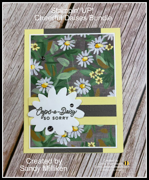 Stampin’ UP! Cheerful Daisies Bundle | Cindy Lee Bee Designs