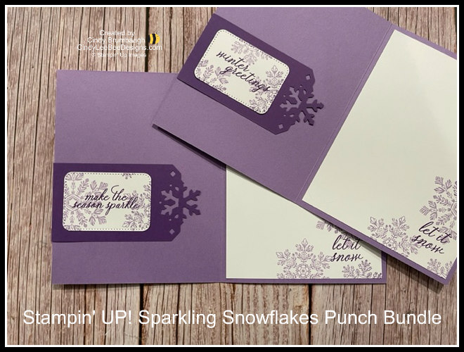 Stampin’ UP! Sparkling Snowflakes Punch Bundle Sneak Peek Video ...
