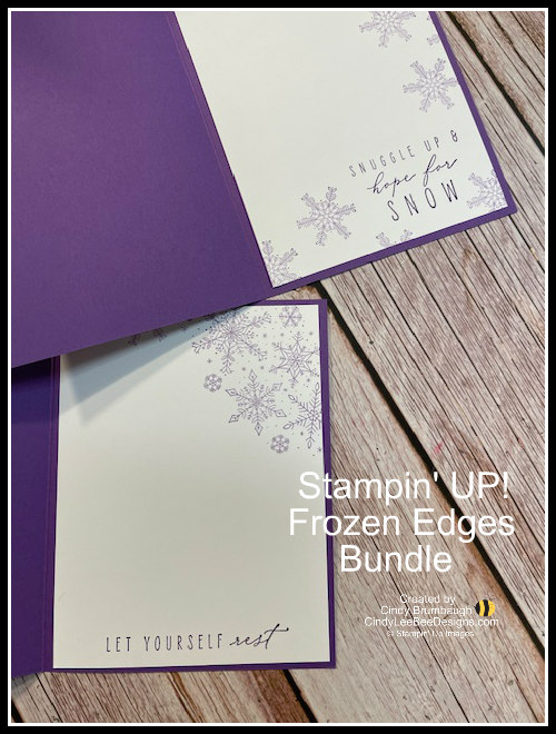 Stampin’ UP! Frozen Edges Bundle and 3 day sale starts today! | Cindy ...
