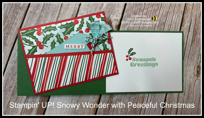 Stampin’ UP! Gift Card Holder Card | Cindy Lee Bee Designs