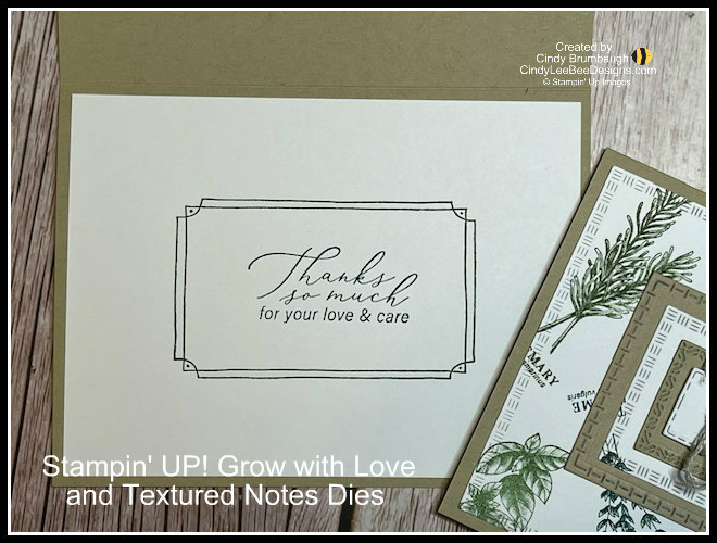 Sneak Peek of Stampin’ UP! Textured Notes Dies and Sign up for the ...