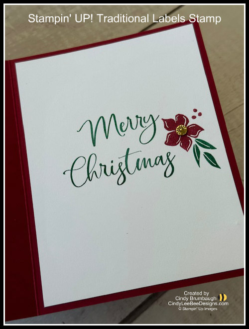 Stampin’ UP! Notes & Totes Bundle Gift Card Holder | Cindy Lee Bee Designs