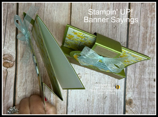 Stampin’ UP! Banner Sayings Punch Bundle Handled Easel Card Video ...