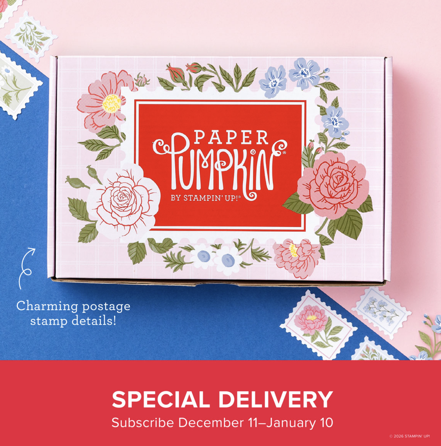 Tomorrow is the last day to sign up for the January 2026 Paper Pumpkin! | Cindy Lee Bee Designs